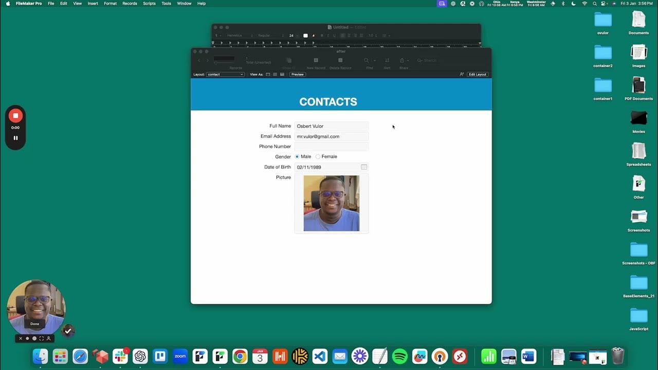 Format Phone Numbers in FileMaker - YouTube