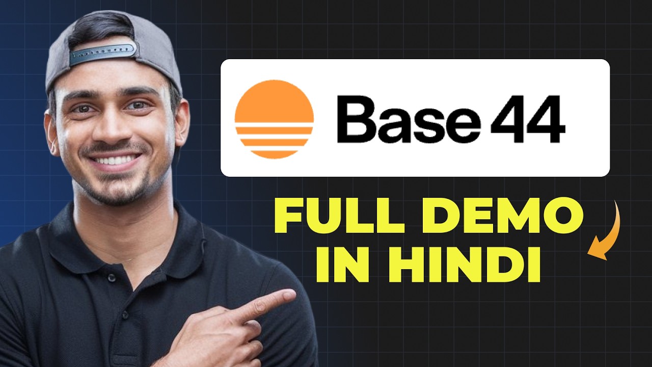 The EASIEST Way to Build Apps with AI (for FREE!) 🚀 | Base44 Tutorial in Hindi - YouTube
