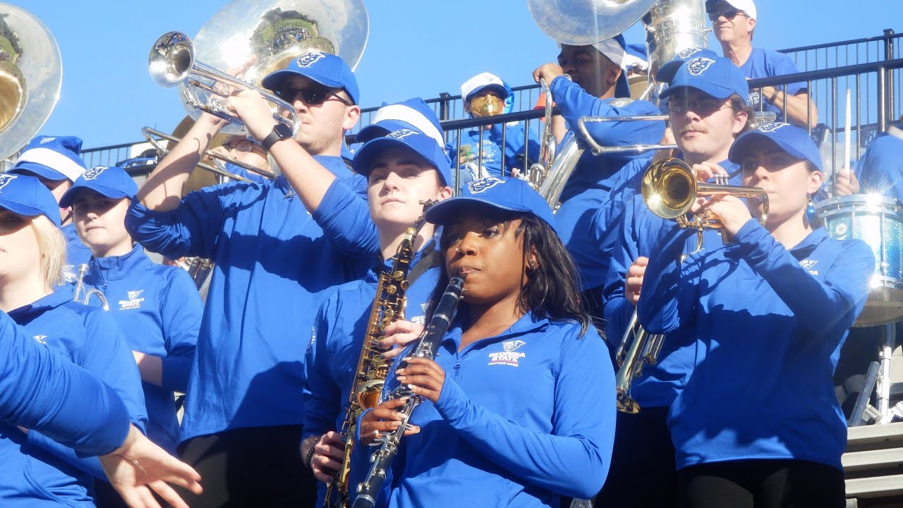 Georgia State University & Ball State University Bands | Camellia Bowl ...