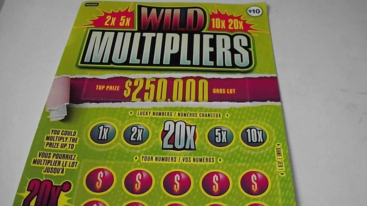 2025-07-07 Ontario Lottery OLG Instant Scratch Ticket #2508 $10 Wild ...