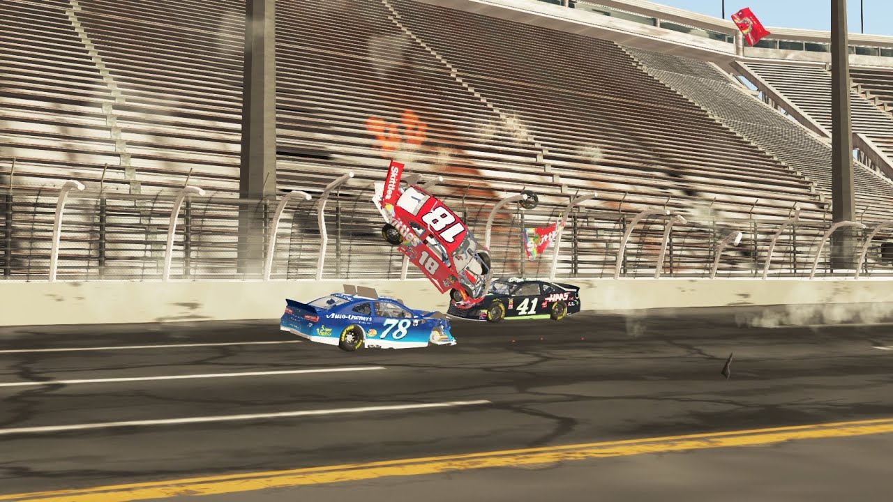 Kyle Busch MASSIVE Catchfence Crash (Daytona 2018) - YouTube