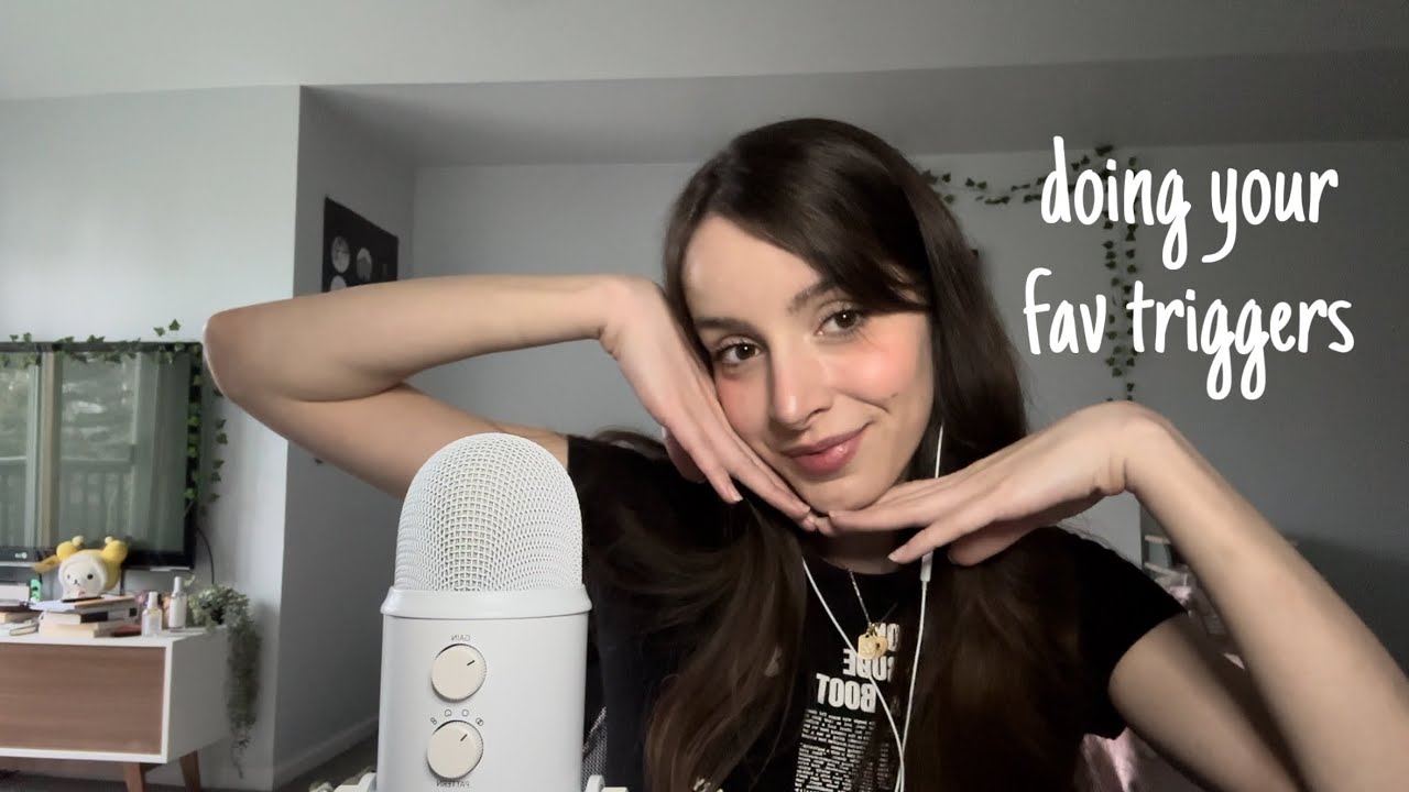 ASMR doing your favorite triggers! (10k special) - YouTube