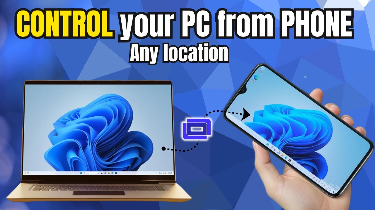 How to Control your PC from PHONE from Any LOCATION with REMOTLY - YouTube