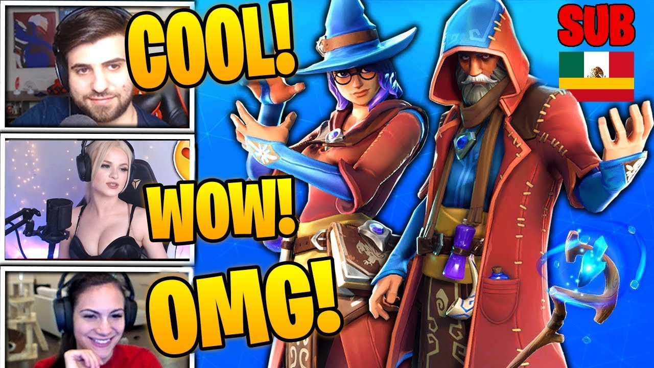Streamers reaccionan a *NUEVAS SKINS* CASTOR & ELMIRA + ALAS MAGICAS Y ...