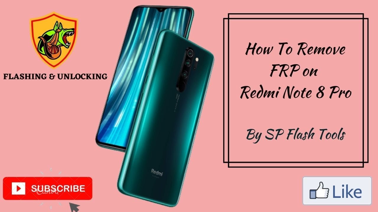 Redmi_Note8_Pro(MTK_cpu)_Frp_Reset||by sp flash tool - YouTube