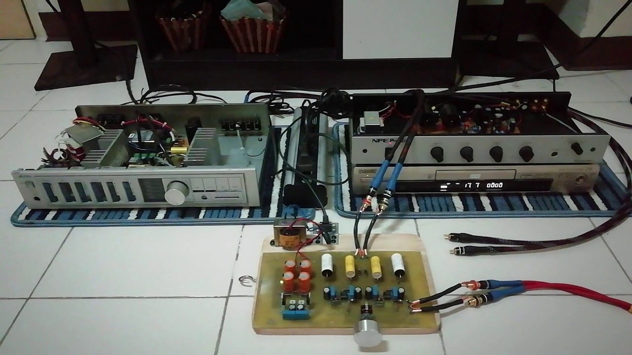 Test Pre Op-amp TL072 - YouTube