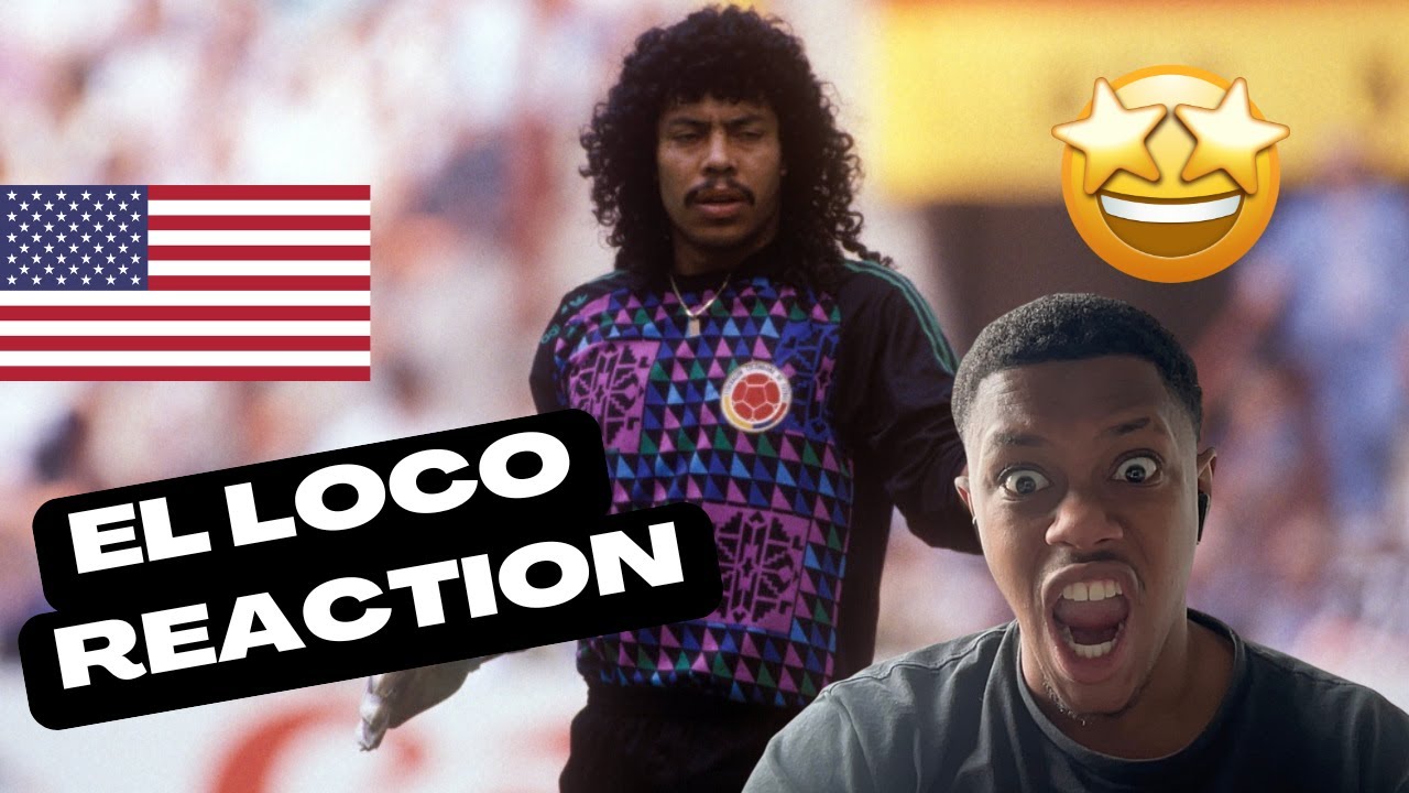 American Reacts to René Higuita 🧤 “El Loco” | The Wildest Goalkeeper ...