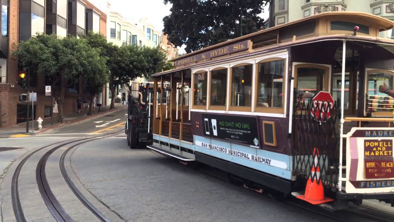 Towing a San Francisco Cable Car - YouTube