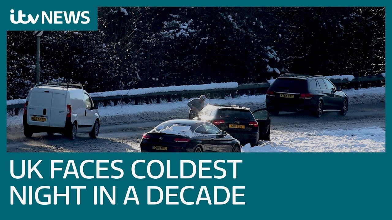 UK faces coldest night in almost 10 years with temperatures expected to ...