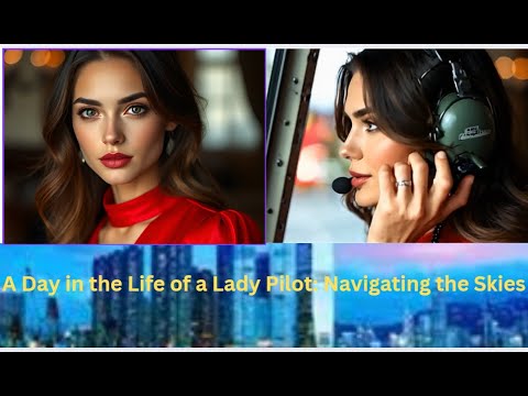 A Day in the Life of a Lady Pilot: Navigating the Skies - YouTube