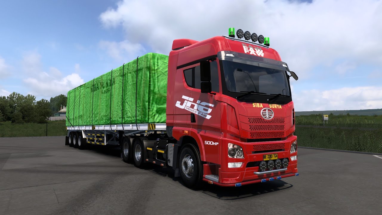 GKVFJX GAMING ETS2 MEW TRUCK FAW JH6 SIBA SURYA BY LIU SHUN TEAM, INDO PROJECT, WILDAN HABIBI 1. ...