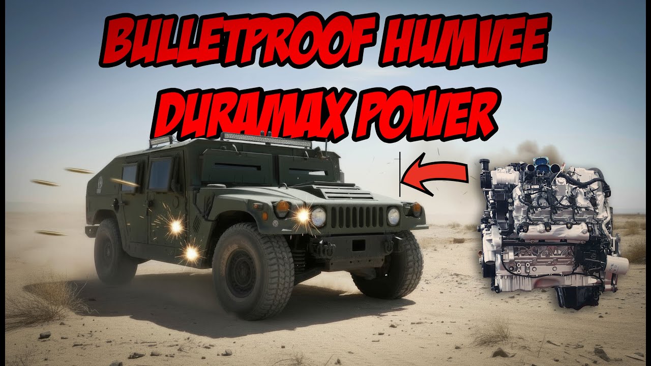 We Put a Duramax in a Bulletproof Humvee… This Thing Is INSANE - YouTube
