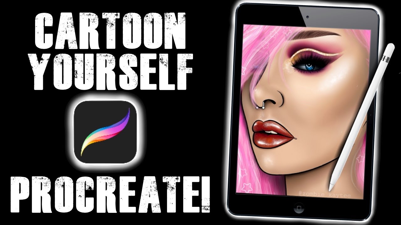 Cartoon Yourself Portrait Procreate Timelapse Youtube