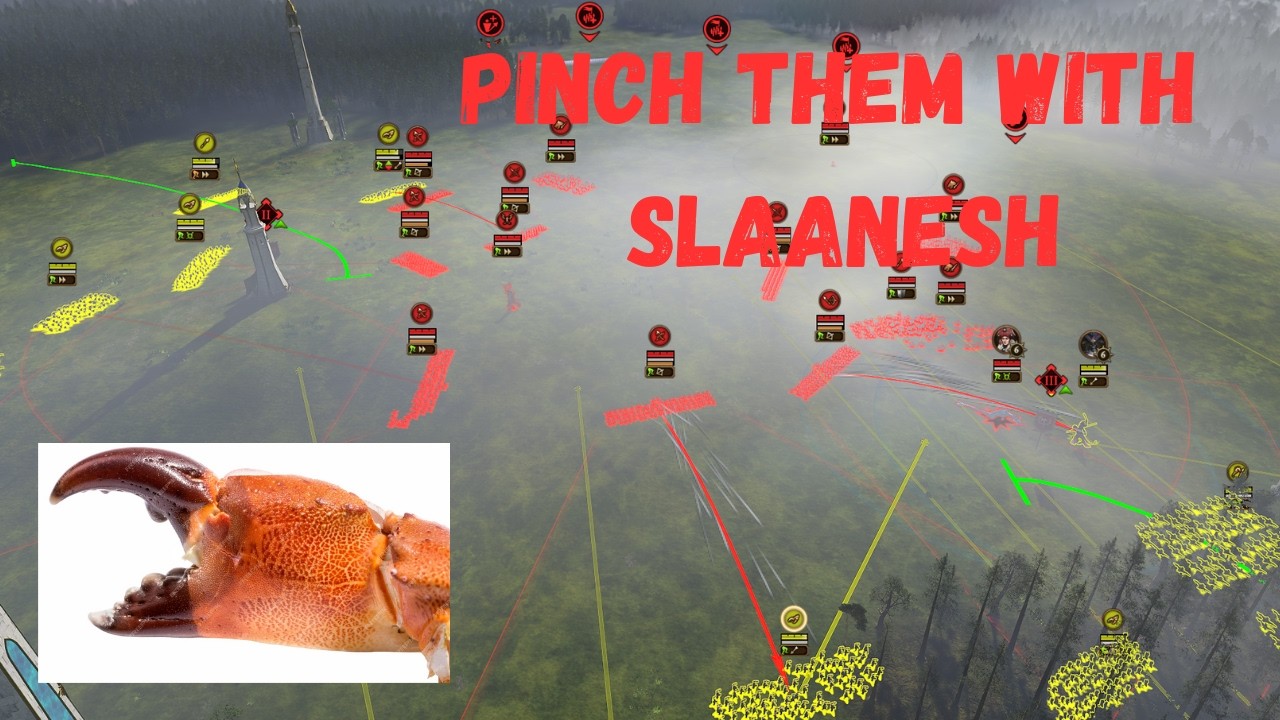 Abusing OP Slaanesh Pincer Tactics - YouTube