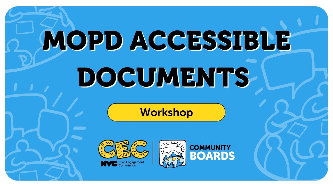 MOPD Accessible Documents - YouTube