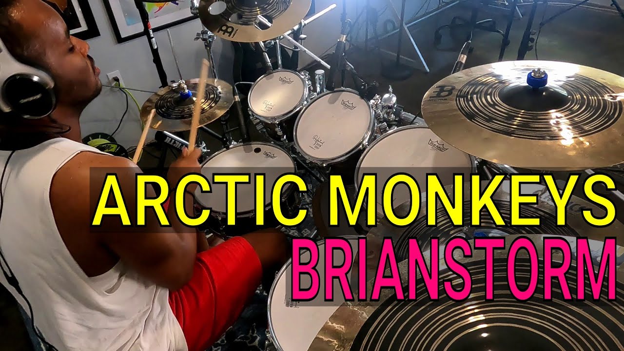 @arcticmonkeys - Brianstorm l RyanBluFinney Drum Cover - YouTube