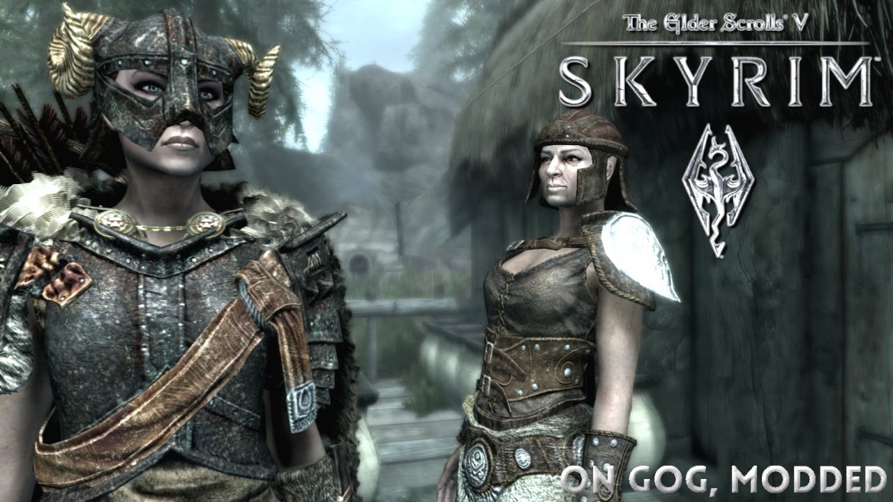 Dragon's Bridge to Solitude - Exploring Skyrim SE (GOG, Modded) - YouTube