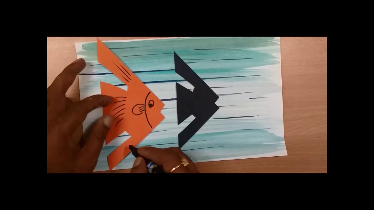 How to Make Paper Fish/Paper Folding Craft - YouTube
