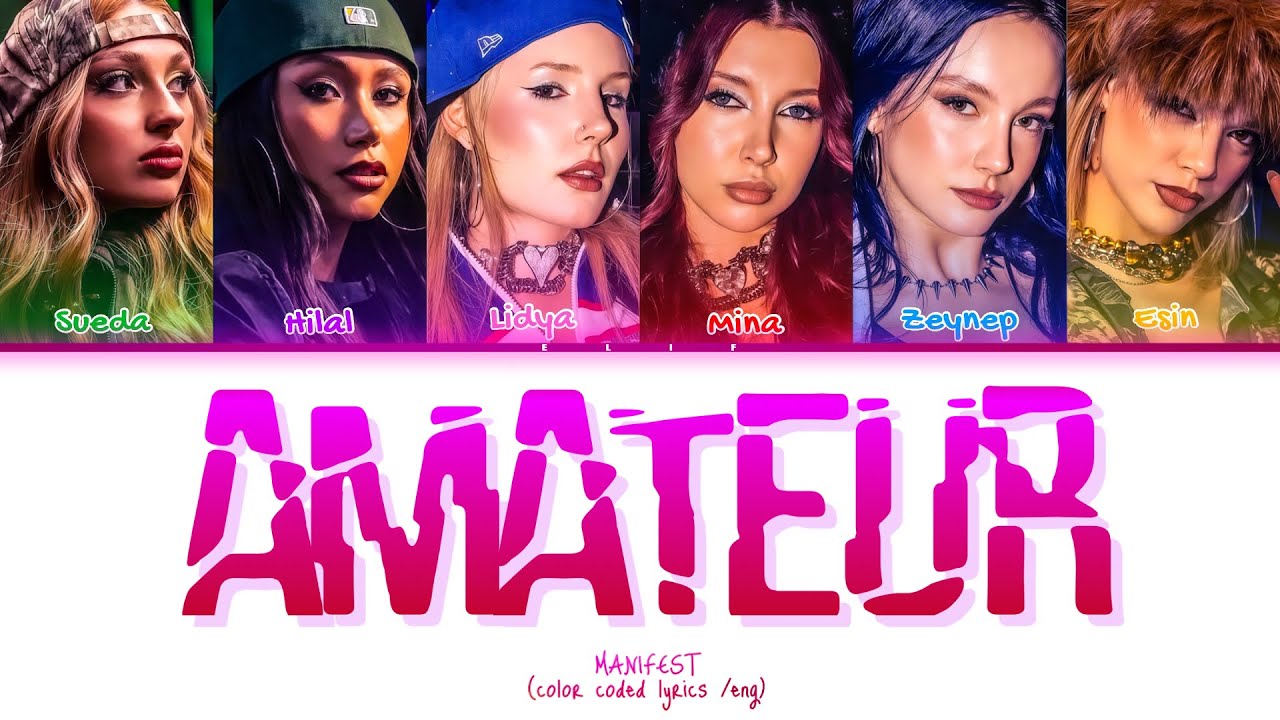 MANIFEST - Amateur (Color Coded Lyrics) - YouTube