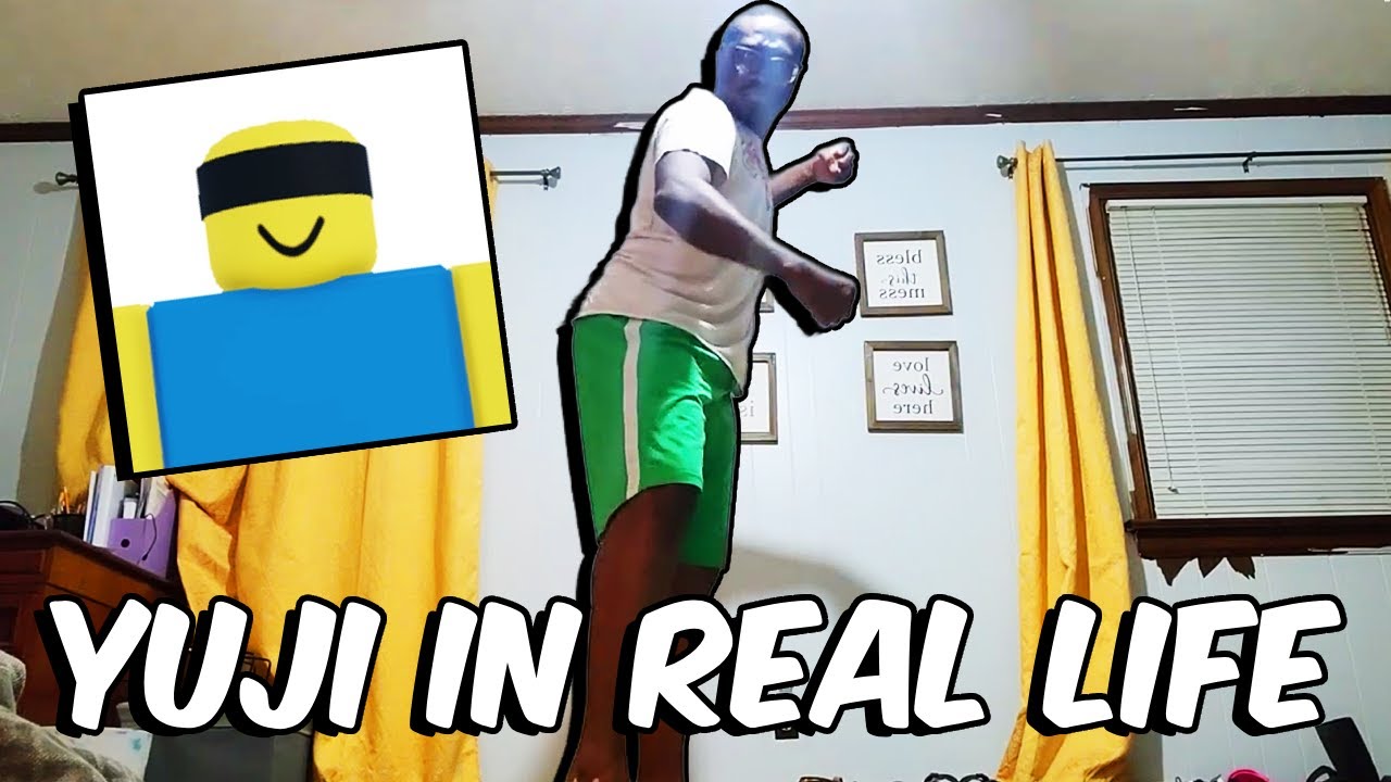 Yuji Moveset In REAL LIFE - Roblox Jujujutsu Shenanigans - YouTube