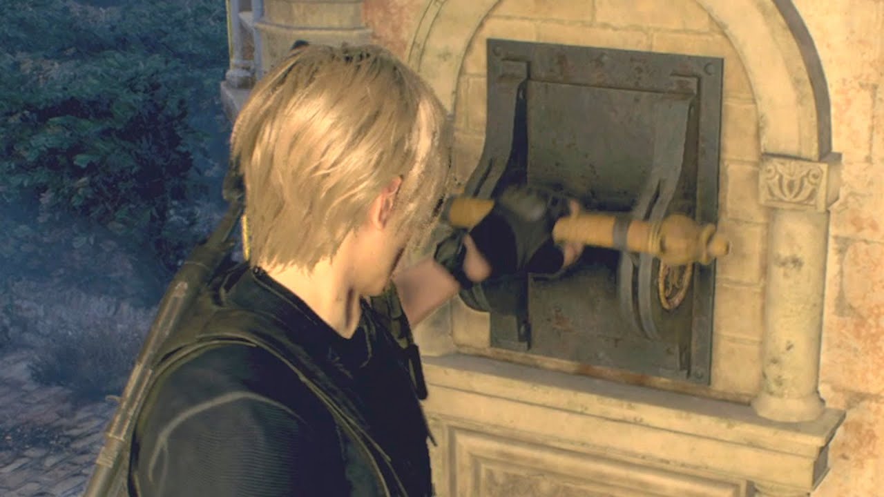 Flags In The Castle Courtyard | Resident Evil 4 Remake Episode 20 - YouTube