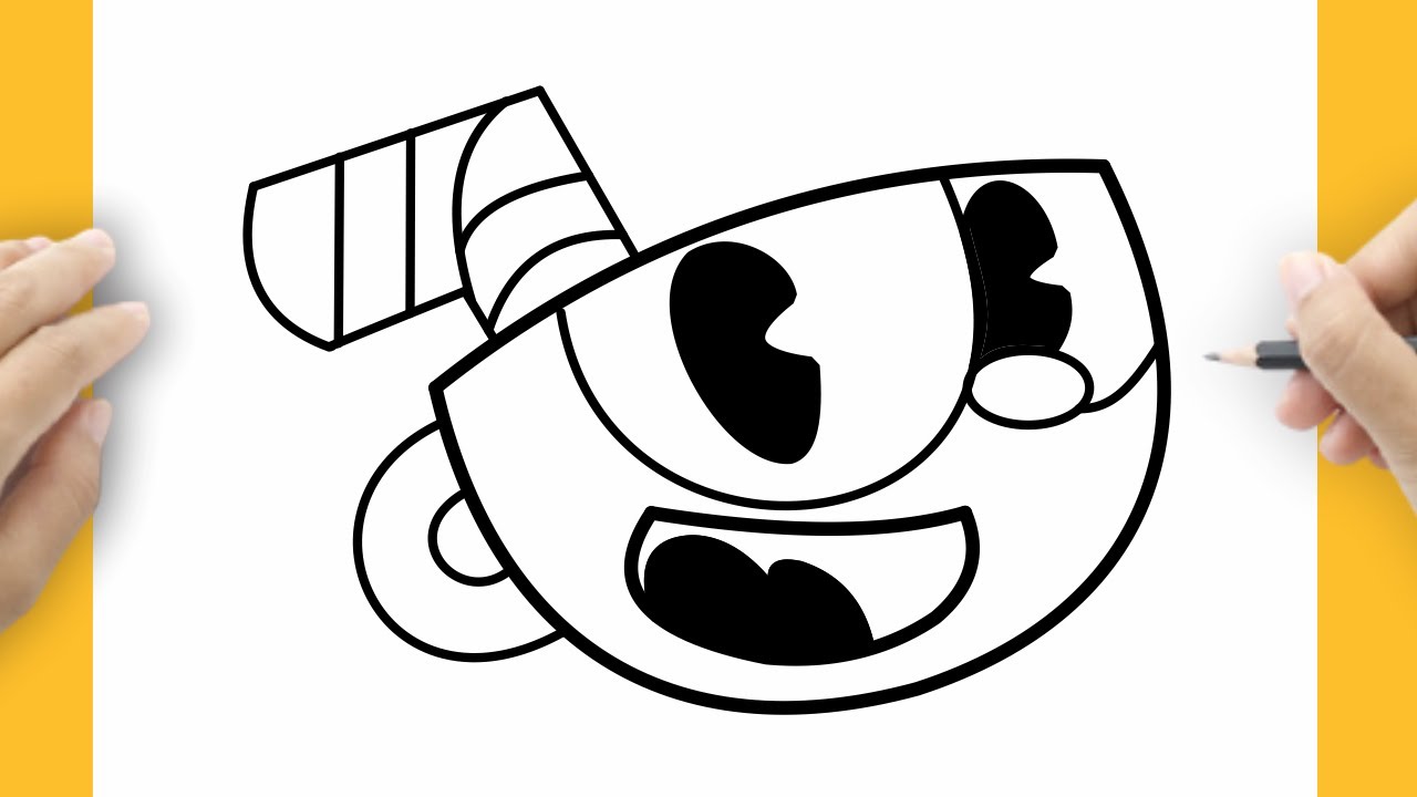 HOW TO DRAW CUPHEAD STEP BY STEP EASY DRAWING - YouTube