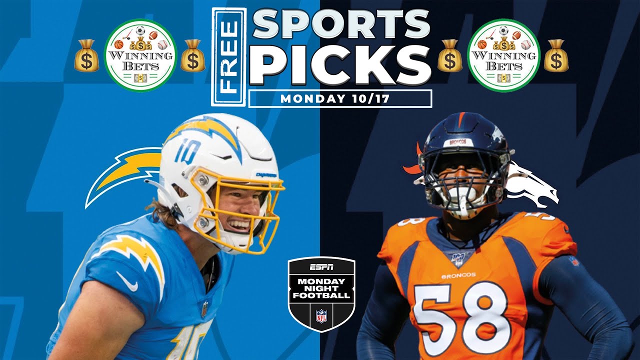 10/17, Free Sports Picks, Bets & Predictions | Broncos vs Chargers and ...
