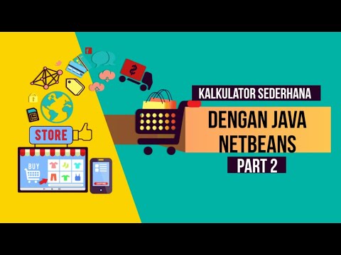 MEMBUAT KALKULATOR DENGAN JAVA NETBEANS - YouTube
