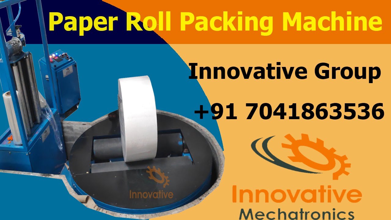 paper roll packing machine | paper roll packaging machinery | reel ...