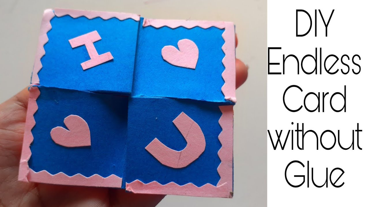 DIY Endless Card Without Glue YouTube DIY Endless Card Without Glue YouTube