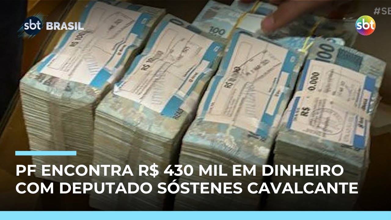 PF encontra R$ 430 mil em dinheiro com líder do PL, deputado Sóstenes ...