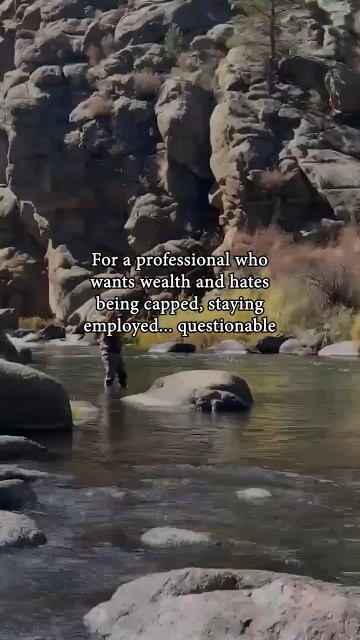 For a professional who wants wealth and hates being capped, staying ...