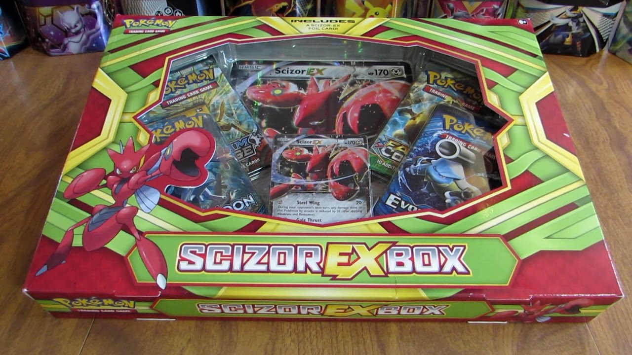 Pokemon Scizor EX Box Opening - YouTube