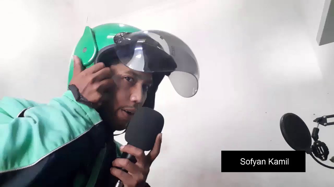 Cara memasang kaca helm bogo pada helm grab, modifikasi helm grab - YouTube