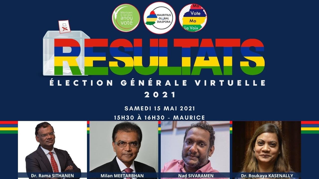 Mauritius Global Diaspora - Résultat de l’Élection Générale Virtuelle ...