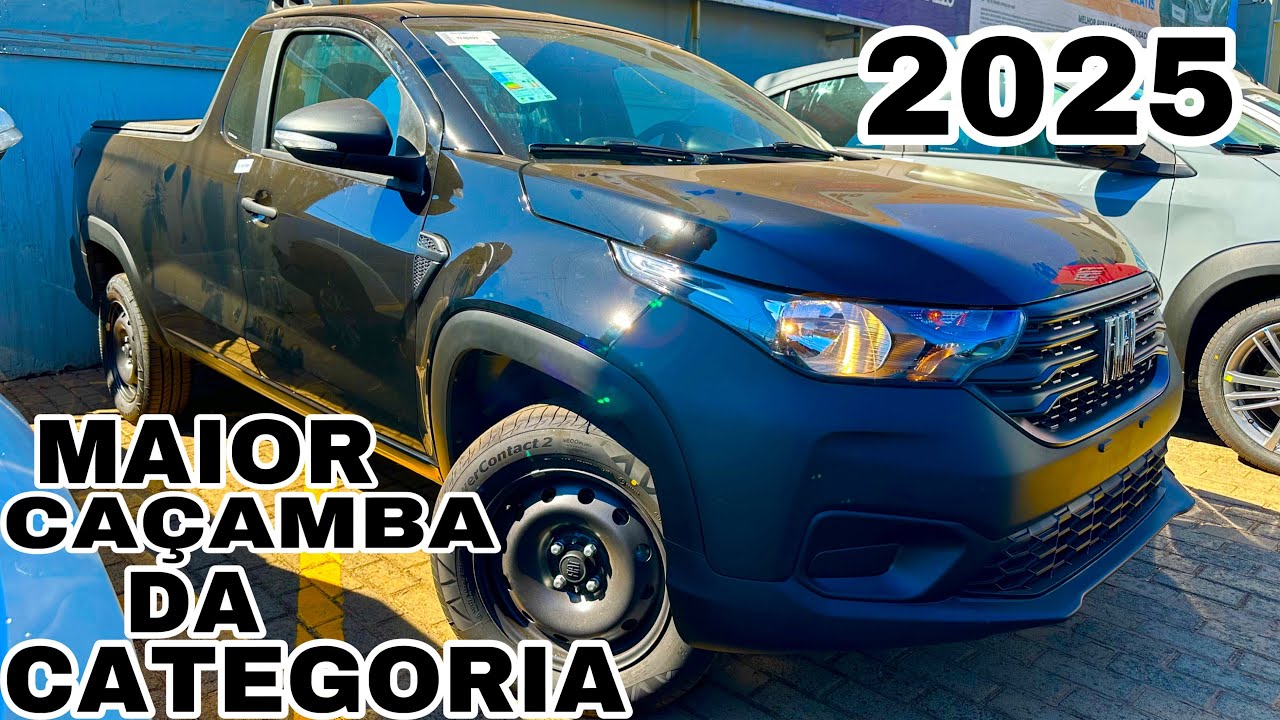 NOVA FIAT STRADA ENDURANCE 2025 VERSÃO DE ENTRADA | DÁ UM BANHO NA ...