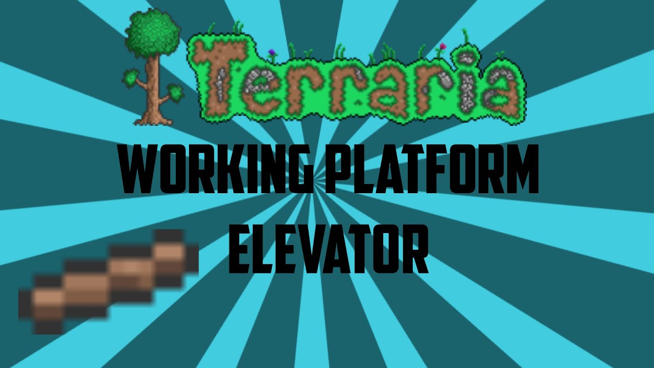 Terraria ios 1.2 | Working Elevator - YouTube