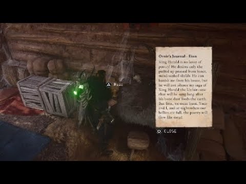 AC Valhalla: Deserted Chalet Ornir's Journal - YouTube