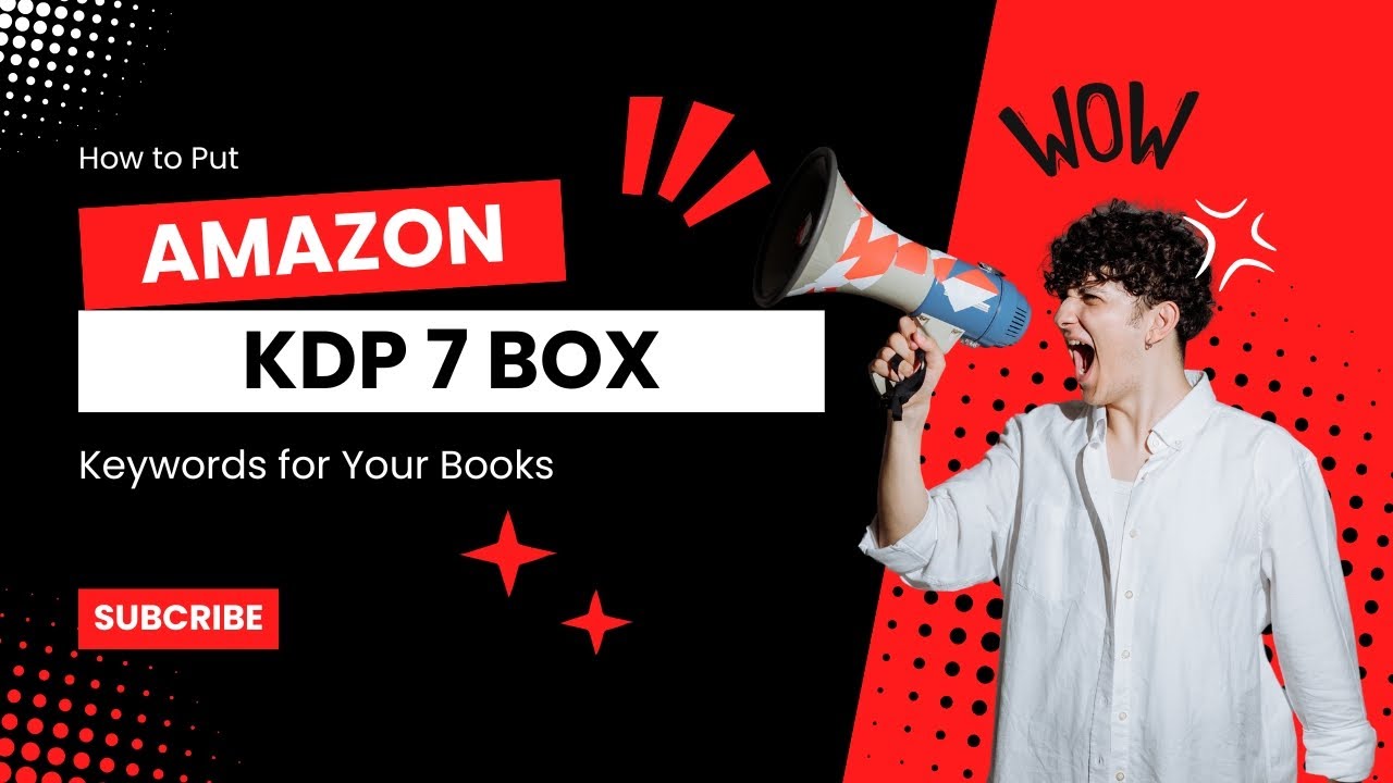How to put 7 box keywords for amazon kdp books - YouTube