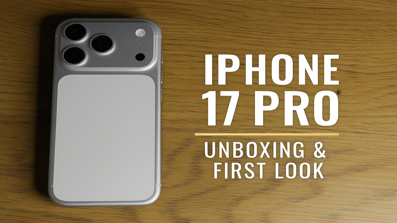iPhone 17 Pro (Silver)- Unboxing and First Look - YouTube