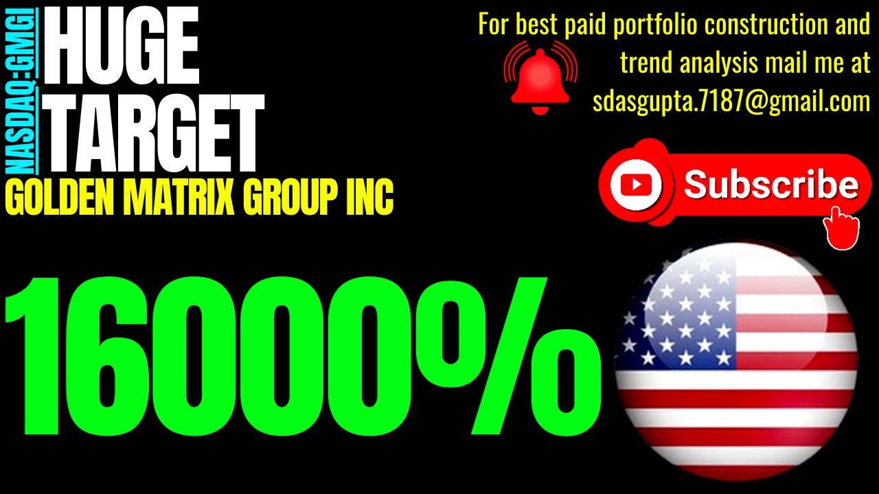 GMGI STOCK NEWS | GOLDEN MATRIX GROUP INC HUGE TARGET - YouTube
