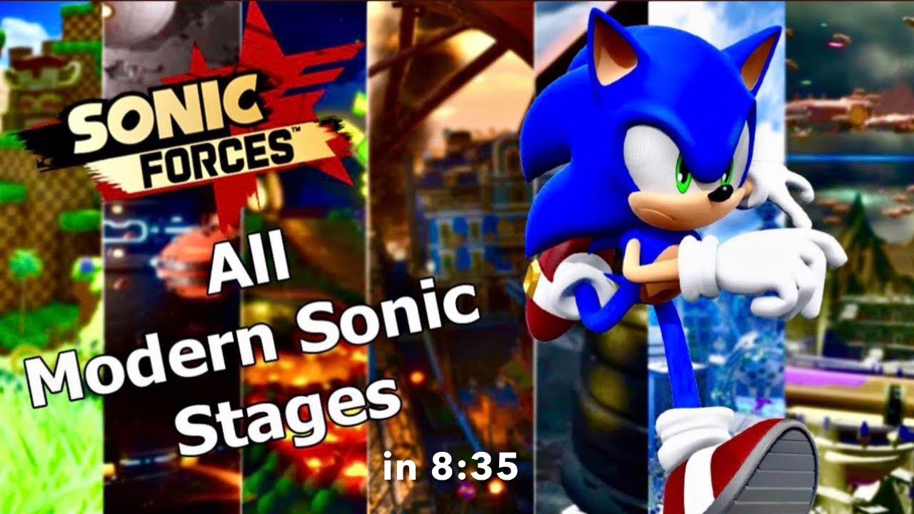 Sonic Forces (PS5): All Modern Stages Speedrun (8:35) | [1080p Full HD ...