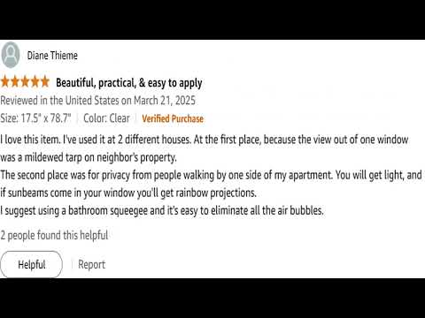 rabbitgoo Window Privacy Film Review: Rainbow Effects & Easy Installation