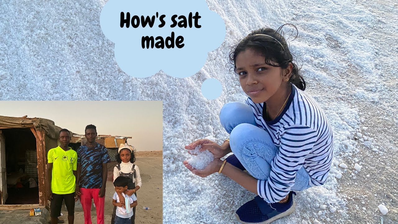 How salt is made in Saudi Arabia |salt lake | - YouTube