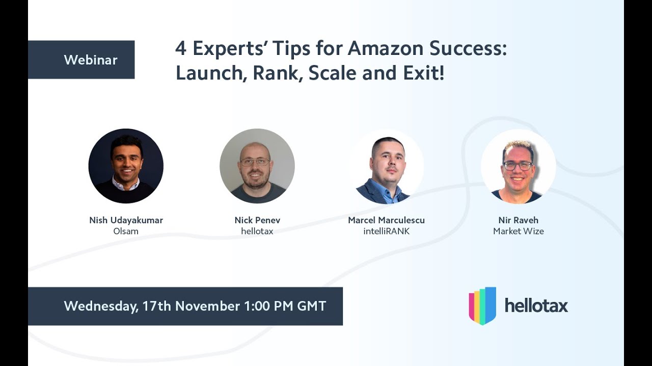 💰 4 Experts’ Tips for Amazon Success: Launch, Rank, Scale and Exit ...