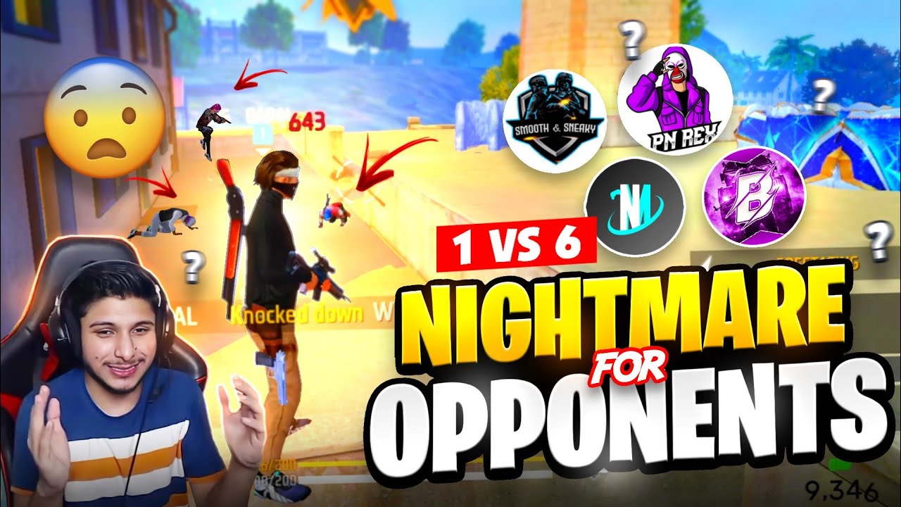 1 VS 6 Clutchs 🔥 : SMOOTH444 | Rex | NG Notaxid | NIGHTMARE FOR ...