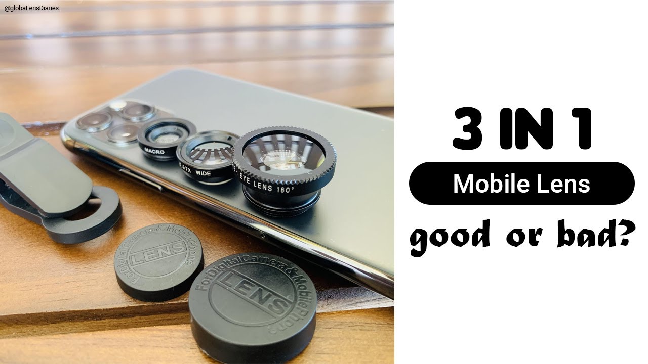 3 in 1 mobile camera lenses are really good??? | Unboxing and Review ...