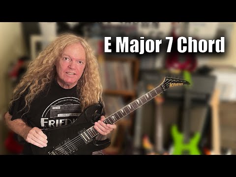 Free Guitar Lessons - E Major 7 Chord