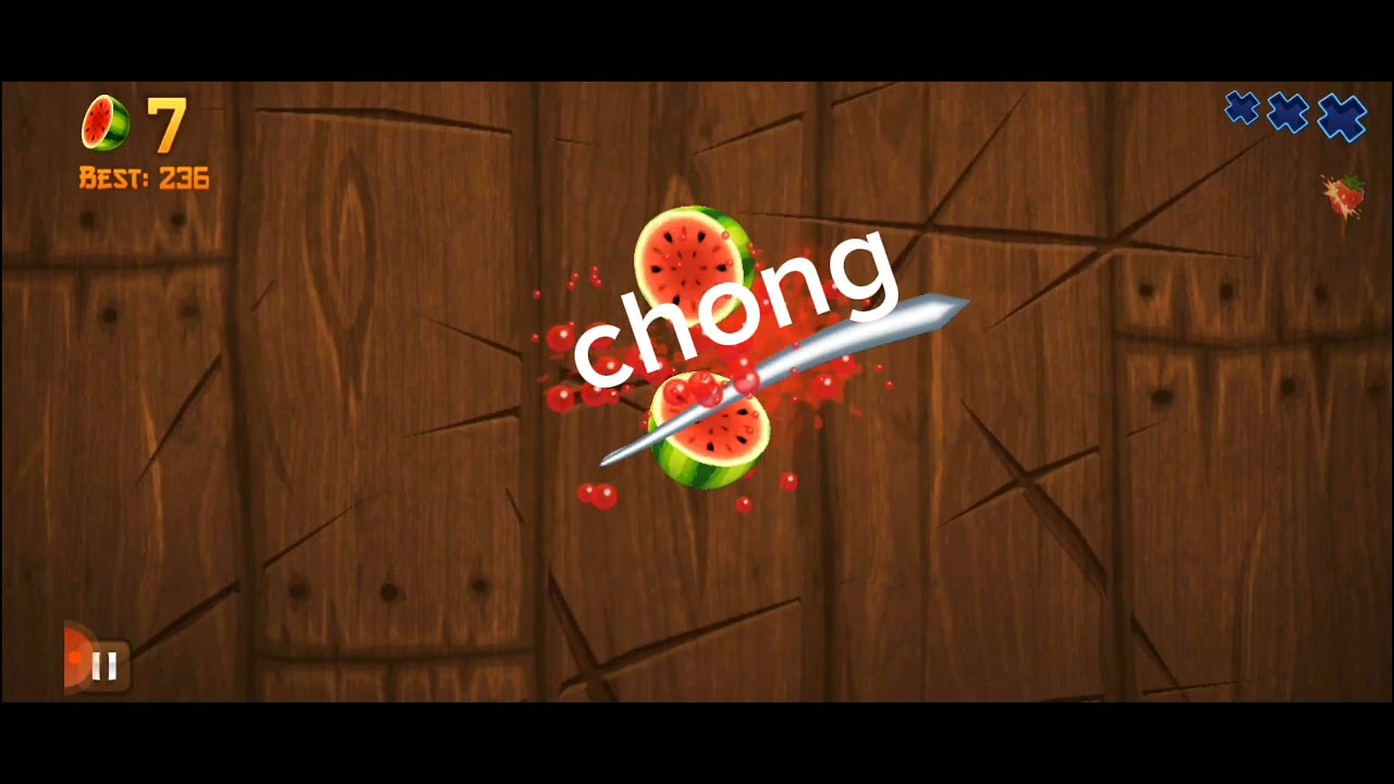 main fruit ninja kali ini #games #fruitninja - YouTube