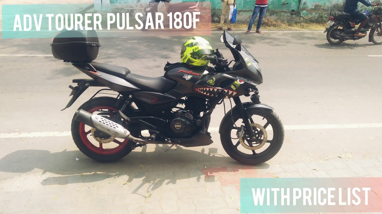 Adv Pulsar 180f Fully touring Modified 🏍️🏍️ - YouTube